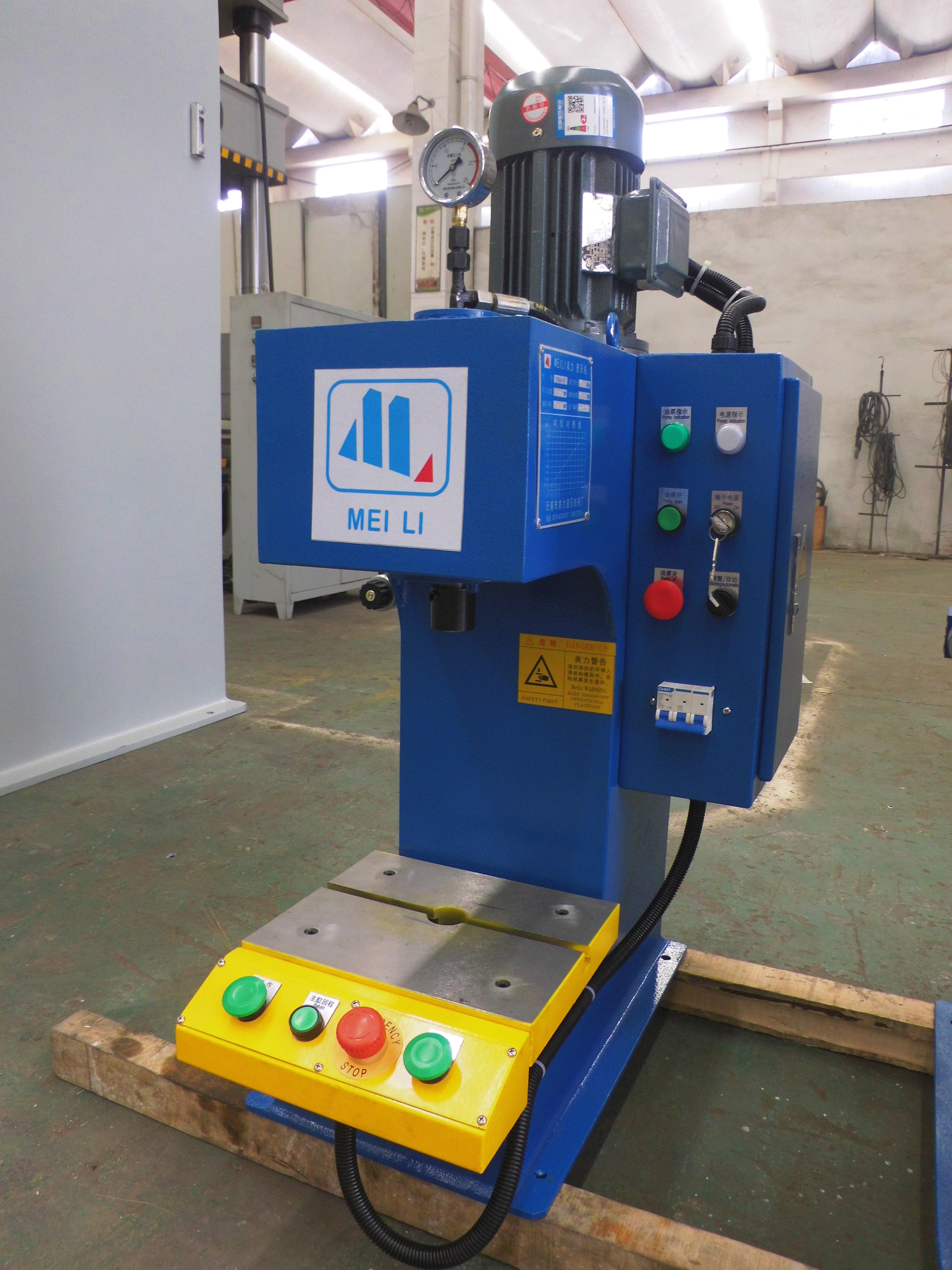 Hydraulic 5KN 3KW Benchtop Shop Press Hydraulic Table Press 5T Steel ...
